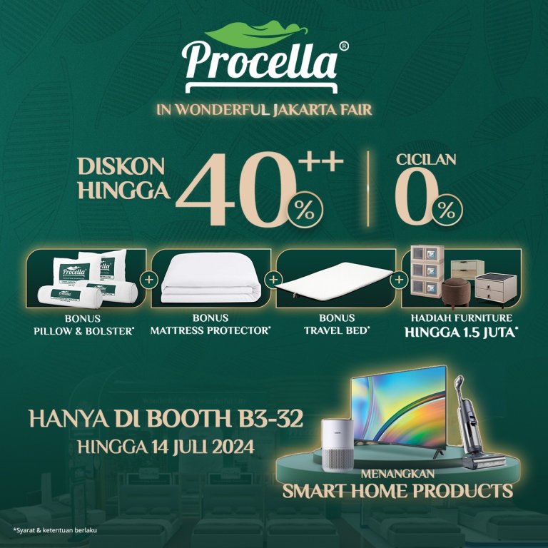 Promo Spesial Procella di Jakarta Fair 2024