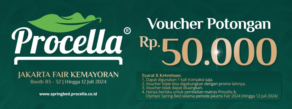 Promo Spesial Procella di Jakarta Fair 2024